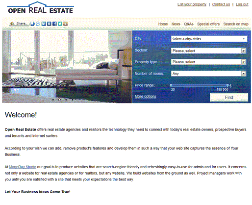 Open Real Estate CMS - Free Real Estate CMS | WebmasterMaze Open Real Estate CMS - Free Real Estate CMS | WebmasterMaze